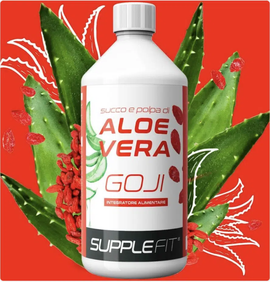 Aloe Vera Juice and Pulp with Goji 1 Litre - Élixir Vitalité